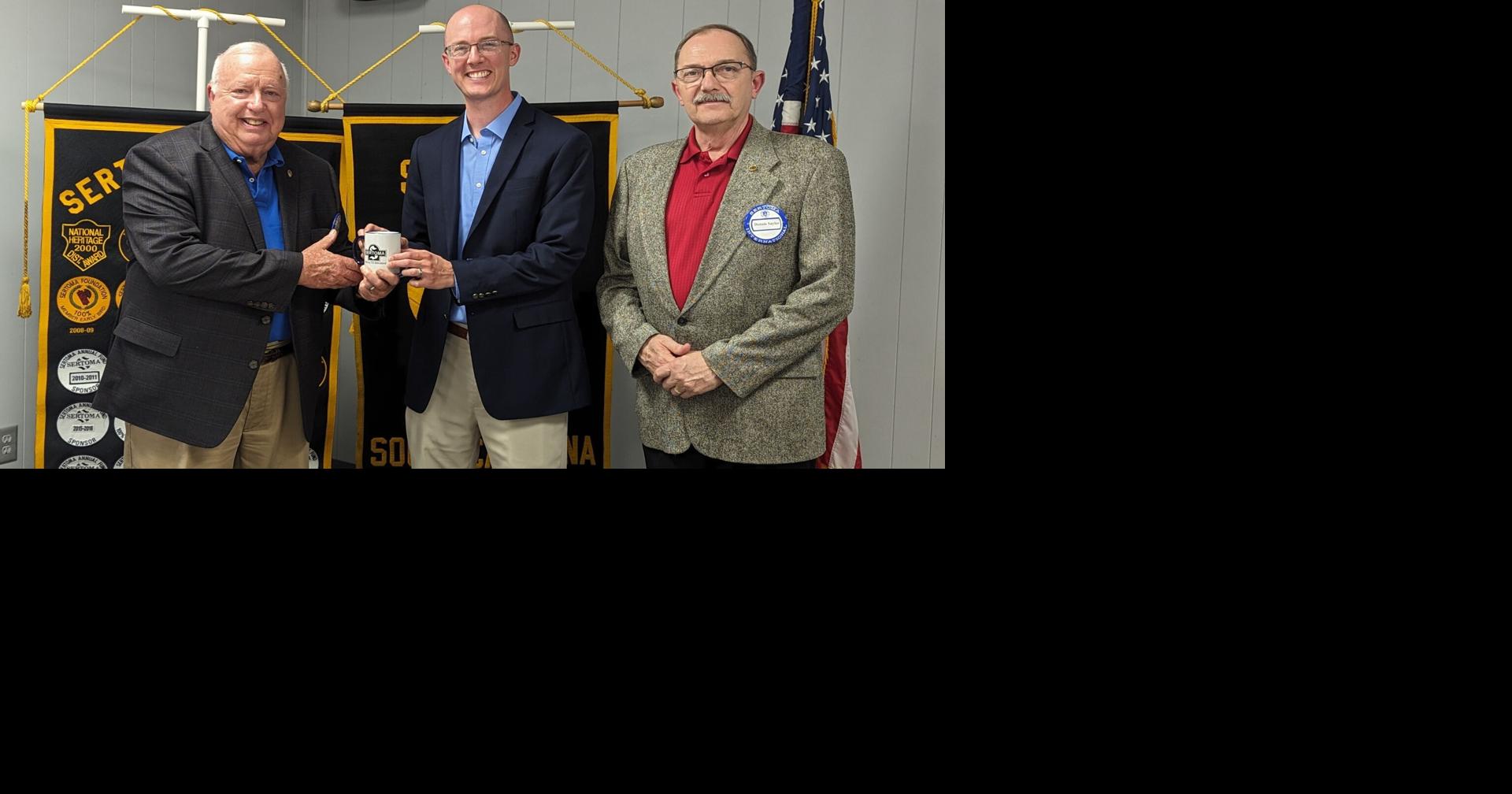Jim Tunison speaks to Aiken Sertoma Club