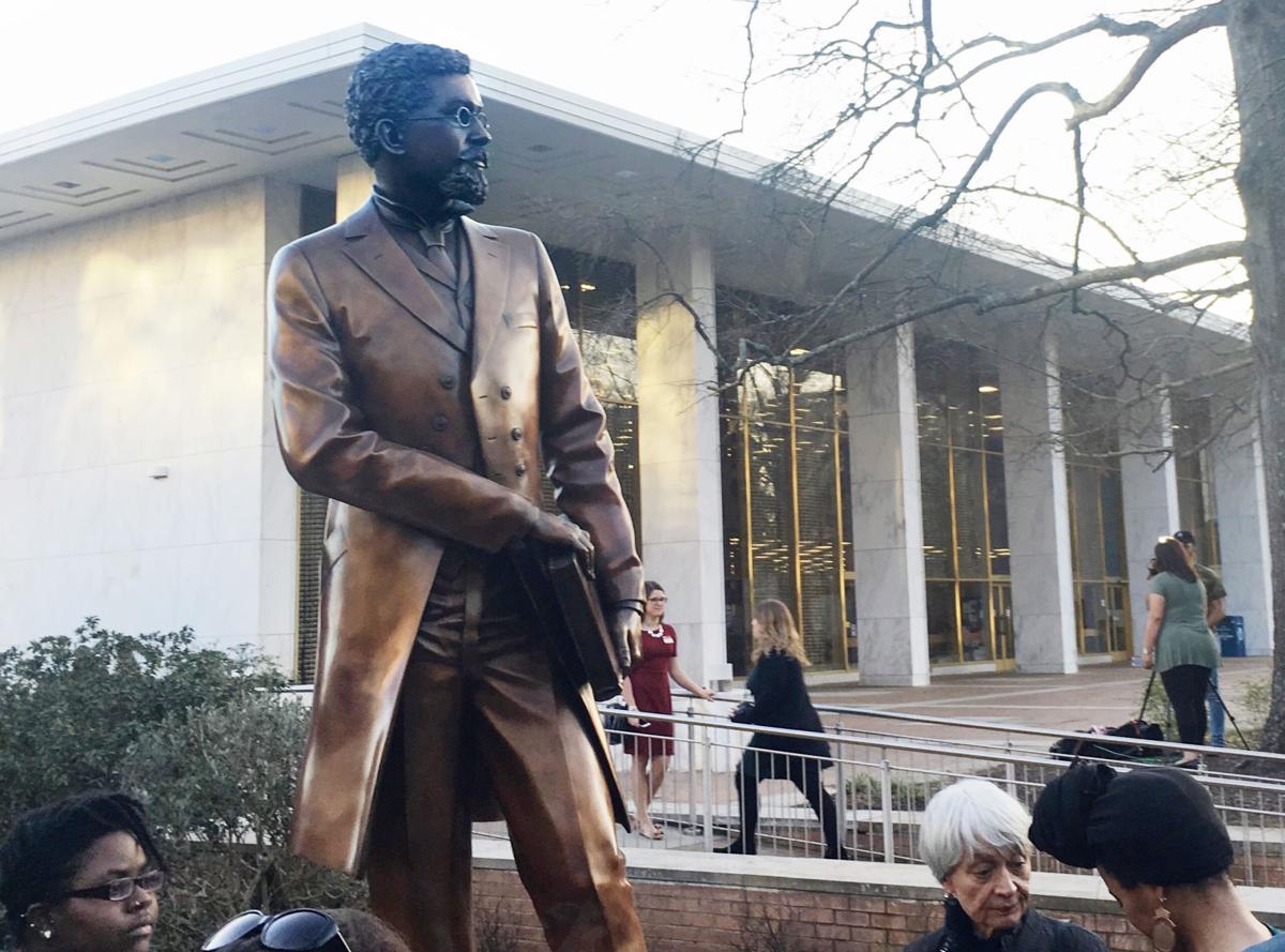 University of South Carolina unveils statue of first black professor