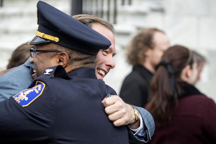 Photos: William Cogswell, Charleston's new mayor, sworn in at City Hall