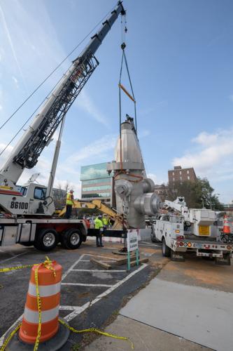 Busted Plug, Columbia's 40-foot fire hydrant, moves into storage ...