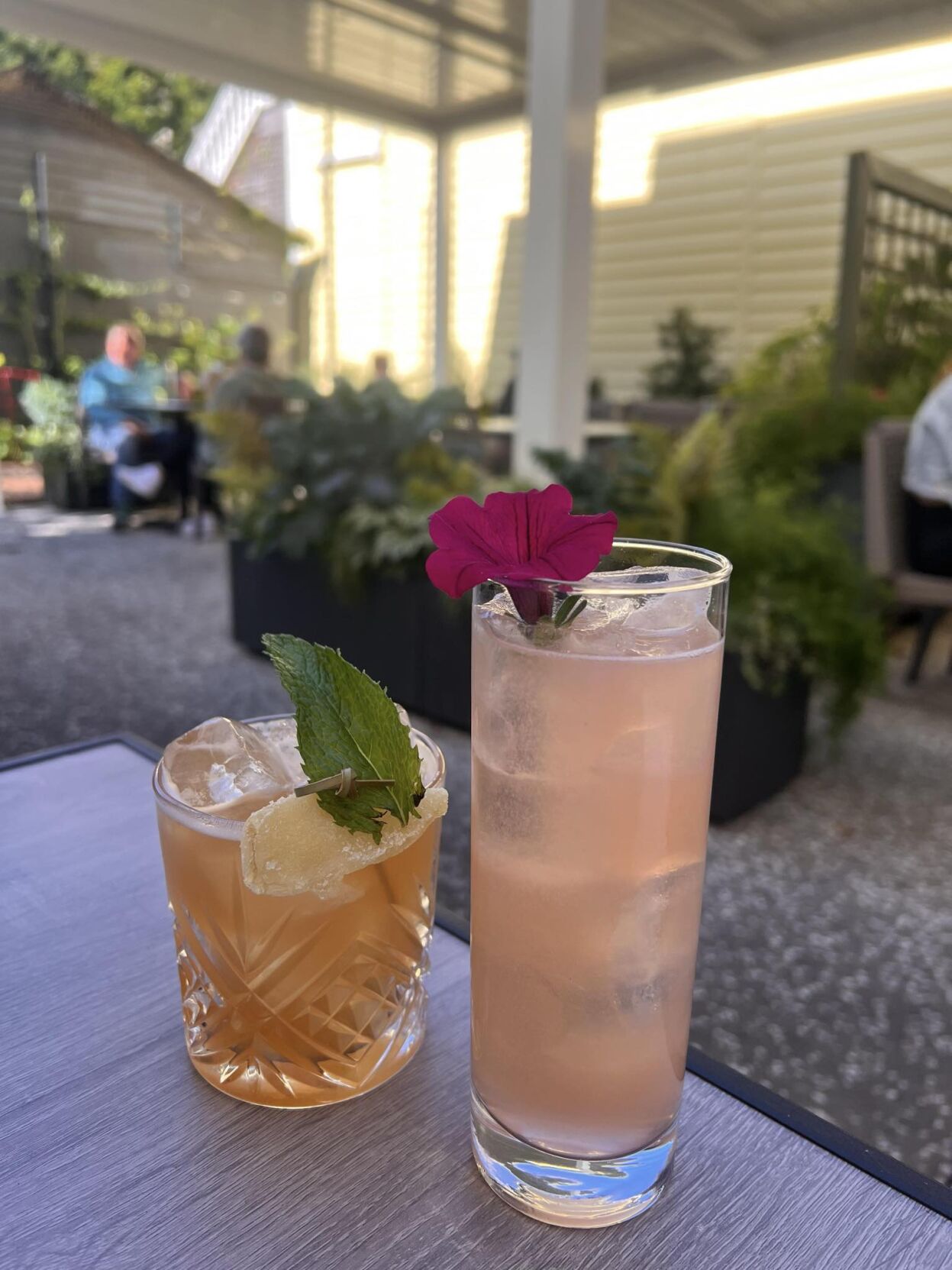 Spring cocktails in Charleston include Husk's patio options