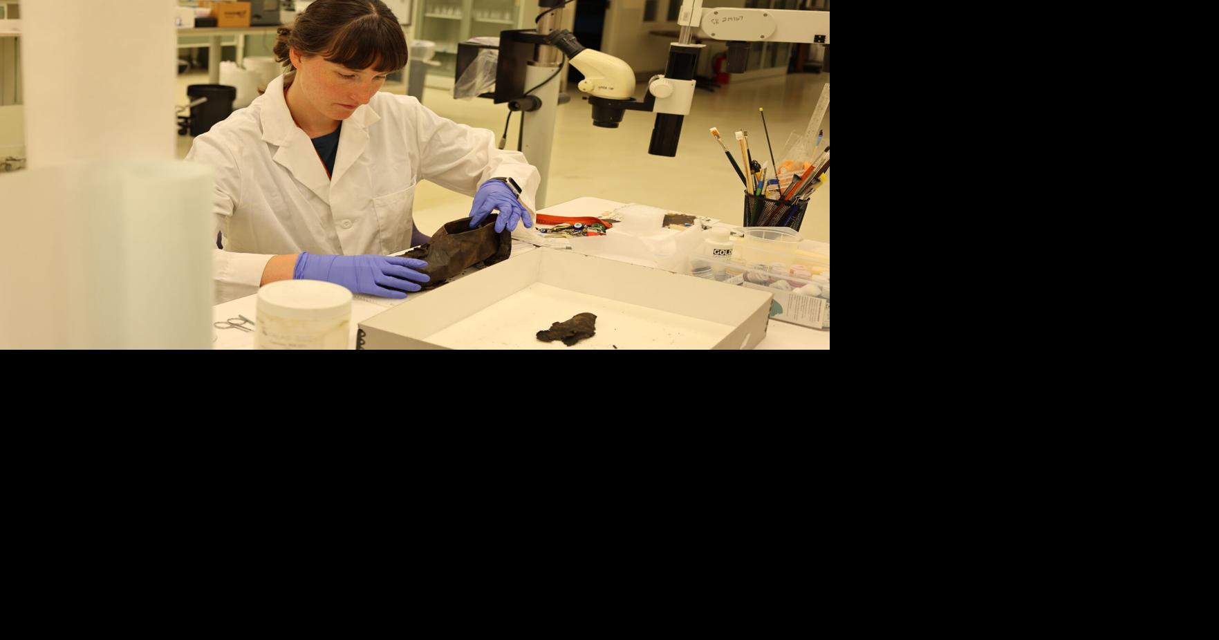 New Civil War-era Hunley submarine artifacts on display