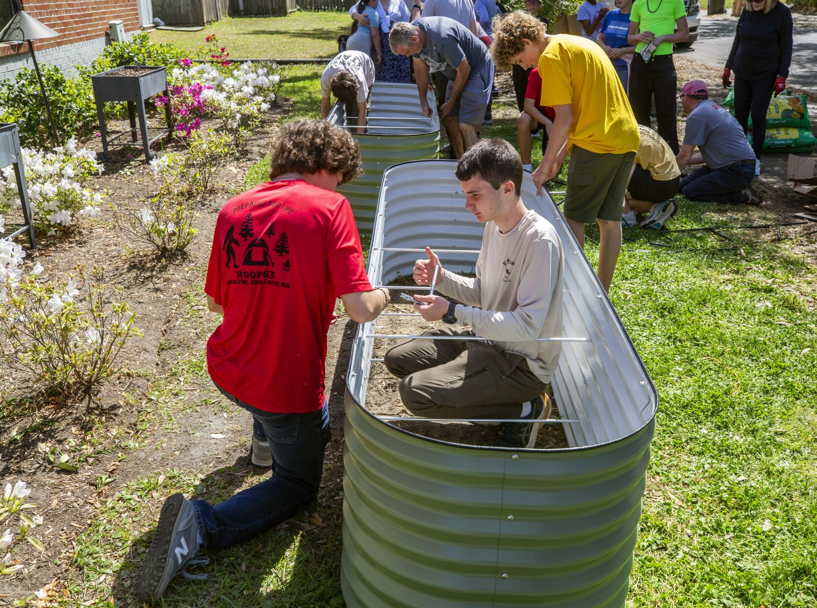 West Ashley library gets a new pollinator garden