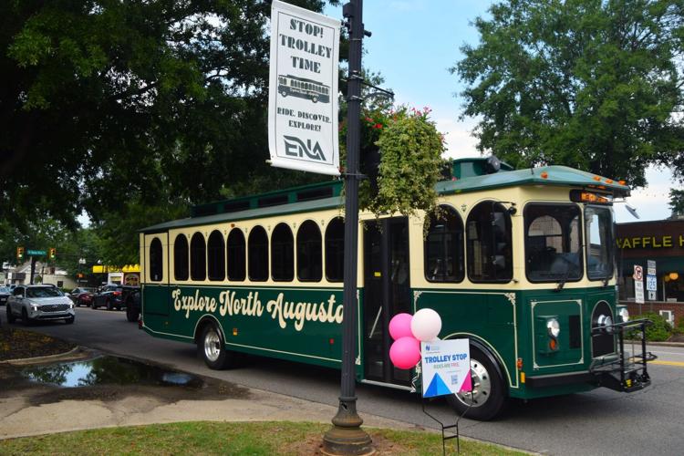 New trolley service connects downtown North Augusta