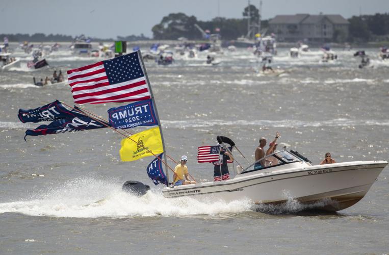 Pro-Trump boat parade takes Charleston Harbor by storm