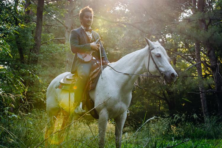 Violinist and multi-instrumentalist Kishi Bashi performing for Spoleto ...