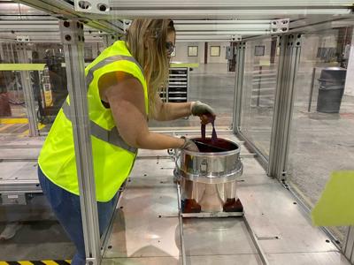 First testing completed on prototype transfer system for Savannah River ...