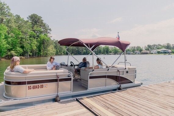 A great day on the water ends with everyone back at the dock