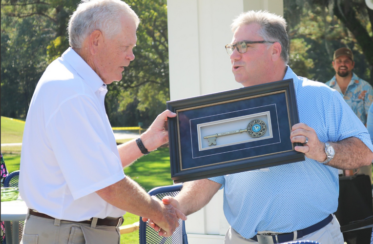 City opens pavilion, celebrates longtime public servant | News ...
