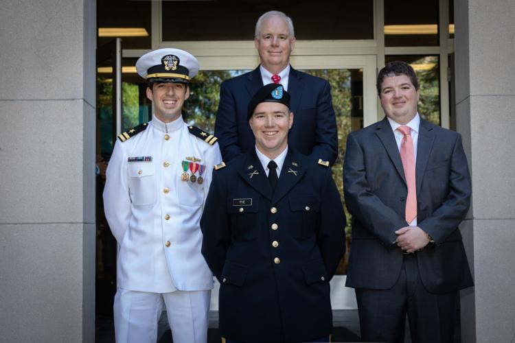 Family affair - 3 Citadel brothers receive degree from father ...