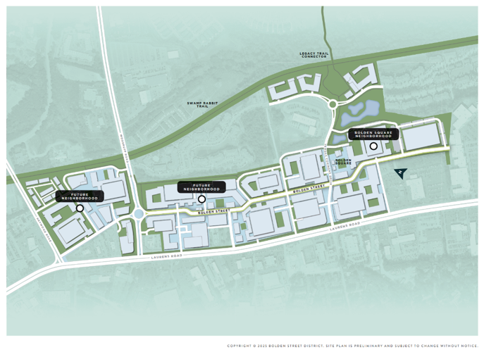 Verdae's Bolden Street District in Greenville starts 2026
