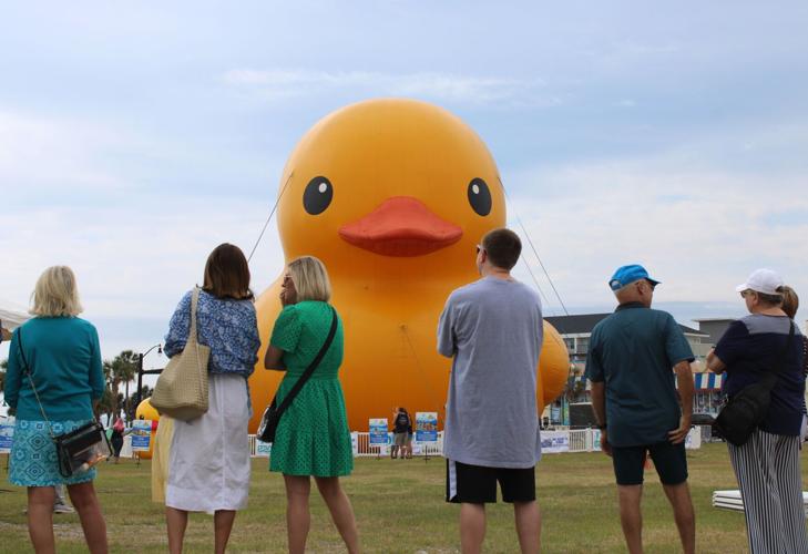 World's Largest Rubber Duck visits SC for water safety