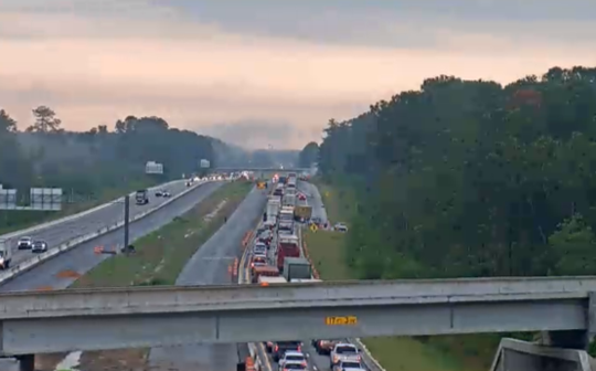 All lanes reopened on I-26E near Ridgeville after truck fire