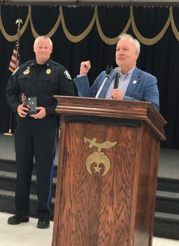 Police Chief Carl Ritchie honored by Chamber of Commerce