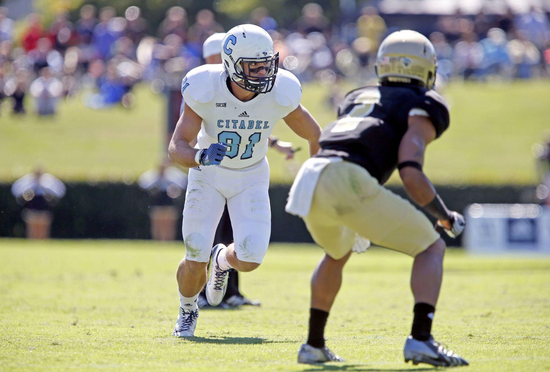 Former Warrior Alex Glover to represent Citadel at SoCon Media Day ...