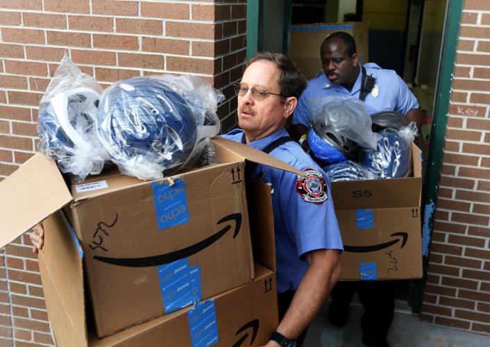 Students surprised with new bikes at Pepperhill Elementary | Multimedia ...