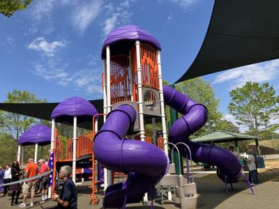 Nettles Park playground reopens with new inclusive equipment