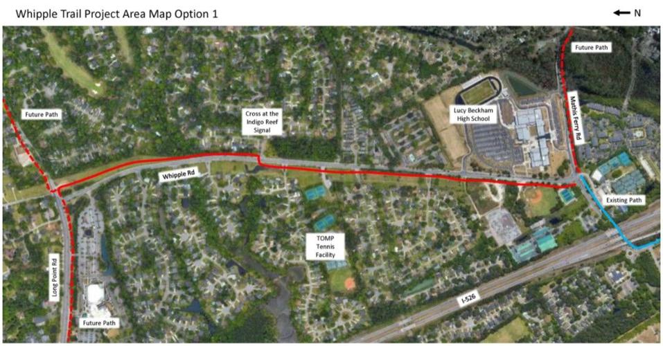 Project planners seek public input for multiuse path on Whipple Road