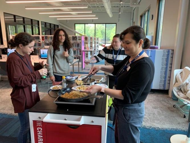 Between the stacks: Cooking & food programs at Wando Library