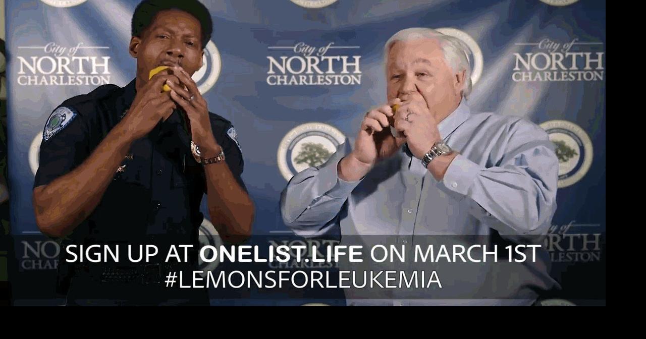North Charleston Mayor Summey, Police Chief Burgess make lemon-eating ...