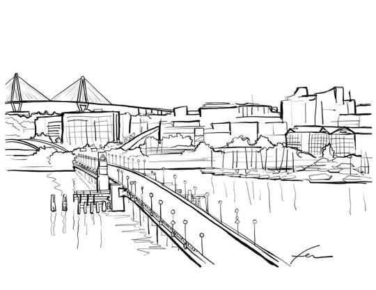 Get your crayons ready for these Charleston coloring pages