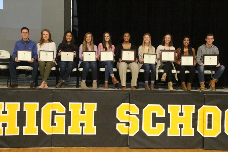 Seniors honored with spot in school's Hall of Fame