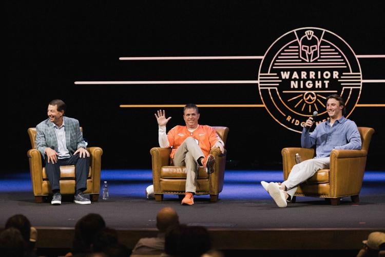 Dabo Swinney, Cade Klubnik make spring trip to Austin church