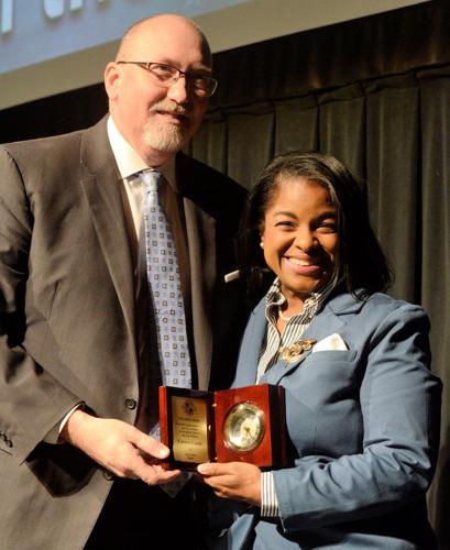 Sam Erb, Carmen Landy receive Aiken Awards from city