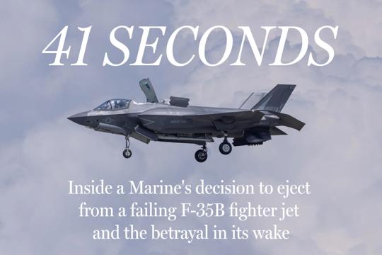 Why the F-35B ejected Marine pilot told his story