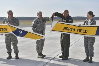 Crumbling runway repaired on Air Force auxiliary airfield near Orangeburg
