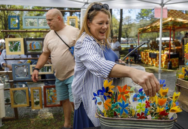 50 years of Flowertown, one of the largest arts and crafts festivals of ...