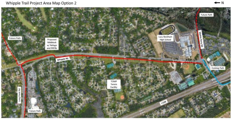Project planners seek public input for multiuse path on Whipple Road