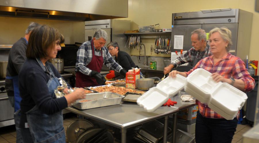 Hot Meal on a Snowy Day