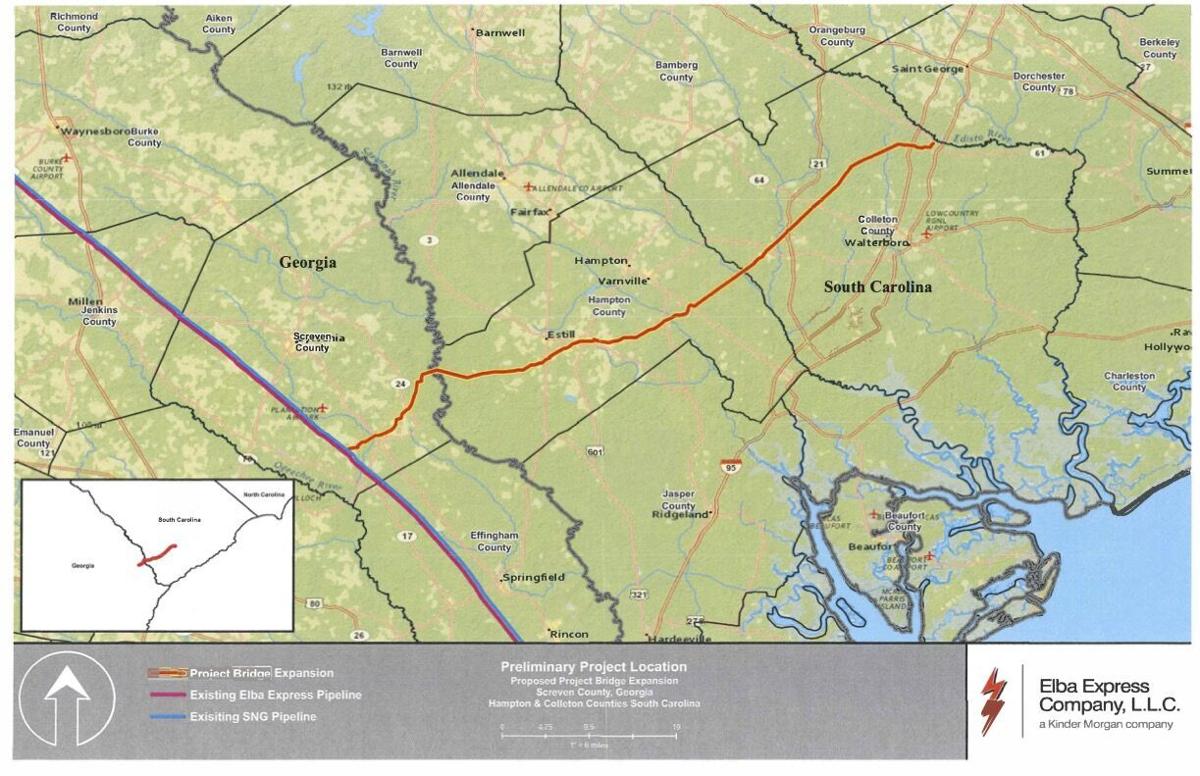 A secret gas pipeline map in SC surfaced at a barbecue joint