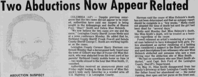 Aiken Standard article appearing in ID channel show about local murders