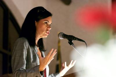 Democrats James Smith, Mandy Powers Norrell campaign across Aiken County