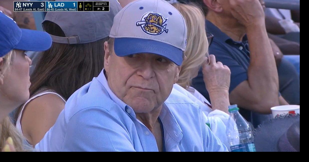 John Goodman spotted at Yankees game wearing Charleston RiverDogs ballcap