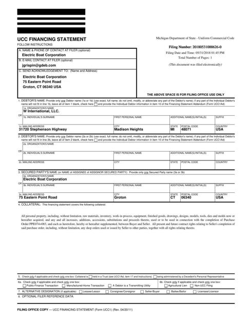 UCC-1 Statement | | postandcourier.com