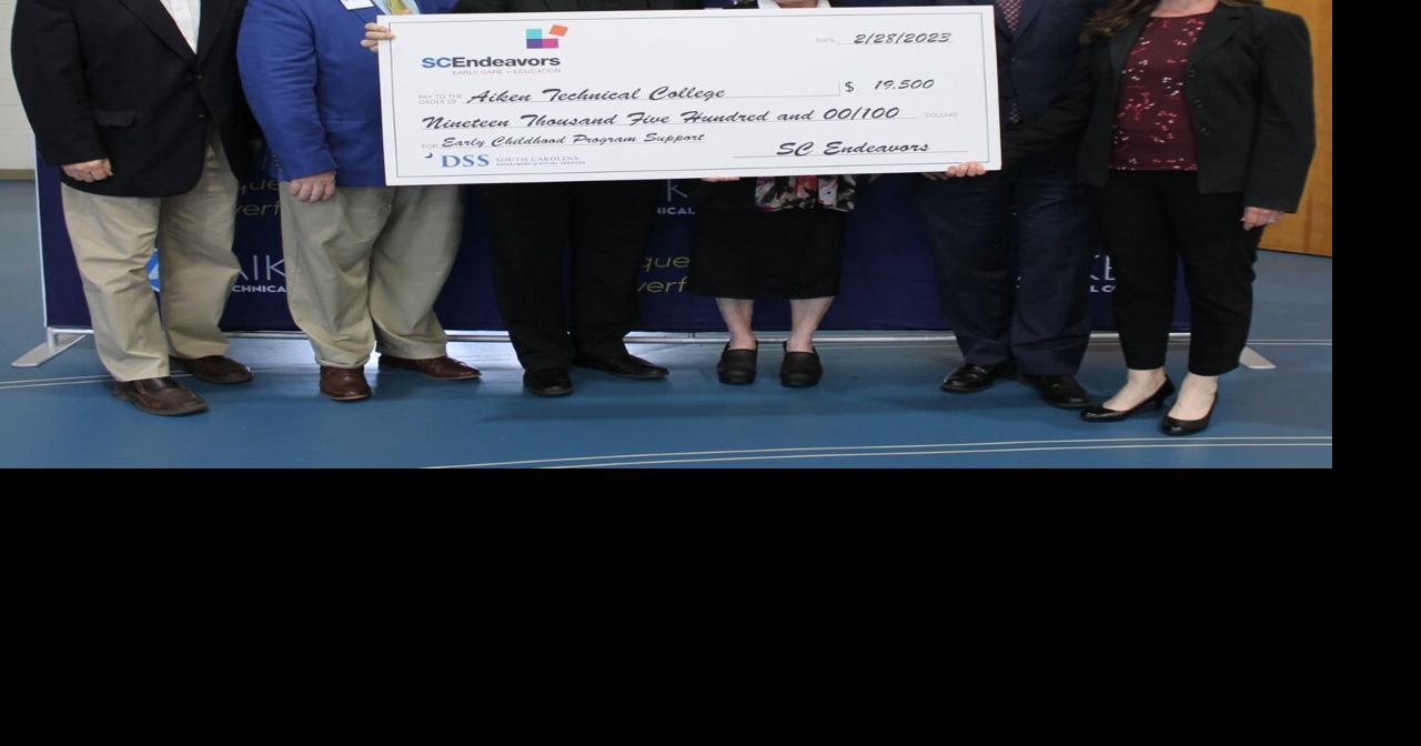 SC Endeavors presents funding to Aiken Tech’s early childhood education program