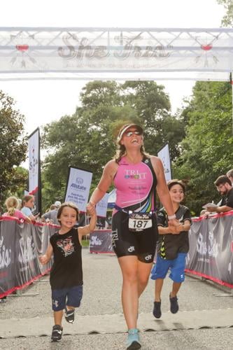 Cancer and heart attack survivors among finishers of She Tris Sprint ...