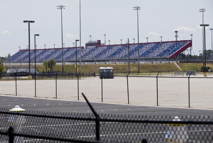 Kerry Tharp celebrates his last race at Darlington Raceway
