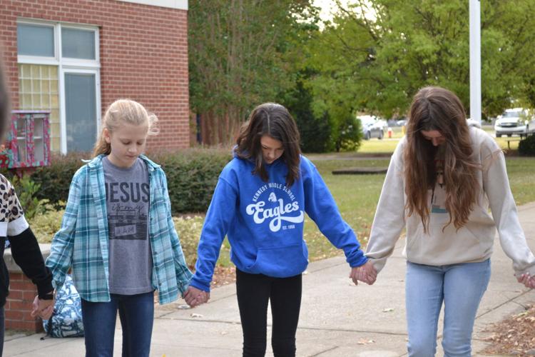 Students at Kennedy Middle School come out for See You at the Pole ...