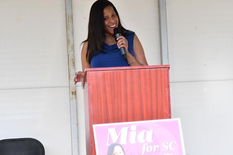 Mia McLeod brings gubernatorial campaign to North Augusta