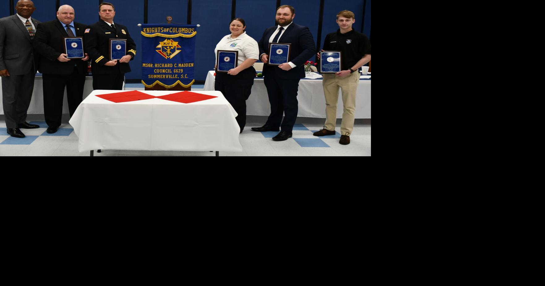 First responders honored at Knights of Columbus recognition dinner ...