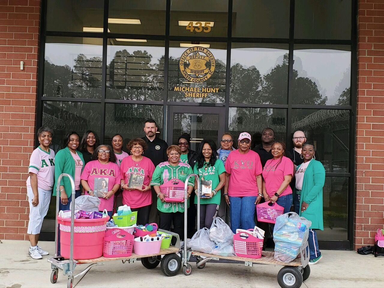 Sorority members visit Aiken County detention center | Aiken Area News ...