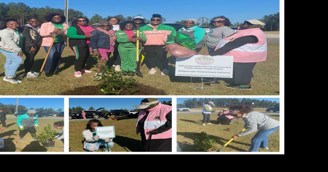 Alpha Kappa Alpha holds tree planting at Bettis Academy Preparatory School | Aiken Area News ...