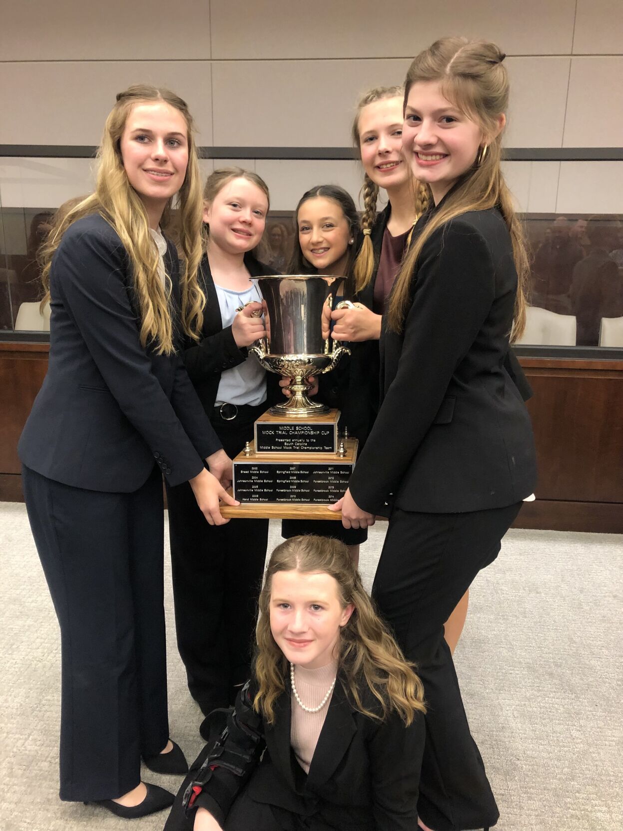 Jet Middle School mock trial team wins state championship