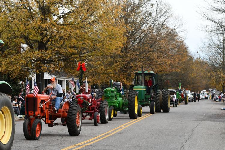 Santa, Sir Big Spur seen at Edgefield's 50th Christmas Parade