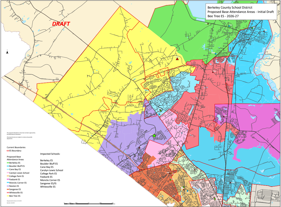 Berkeley Co. School Board holds workshop on attendance lines