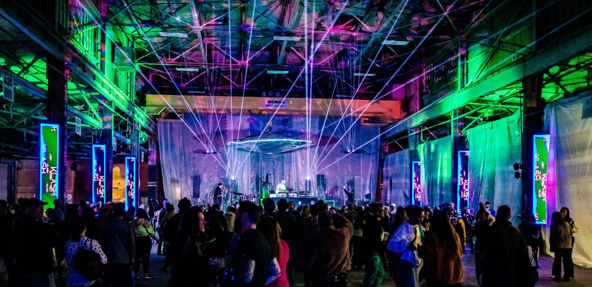 An old warehouse is now Building 64, a Charleston arts venue